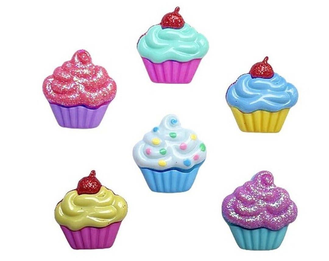 Sweet Treats Cupcakes Button Set ~ Shelly's Buttons and More ...