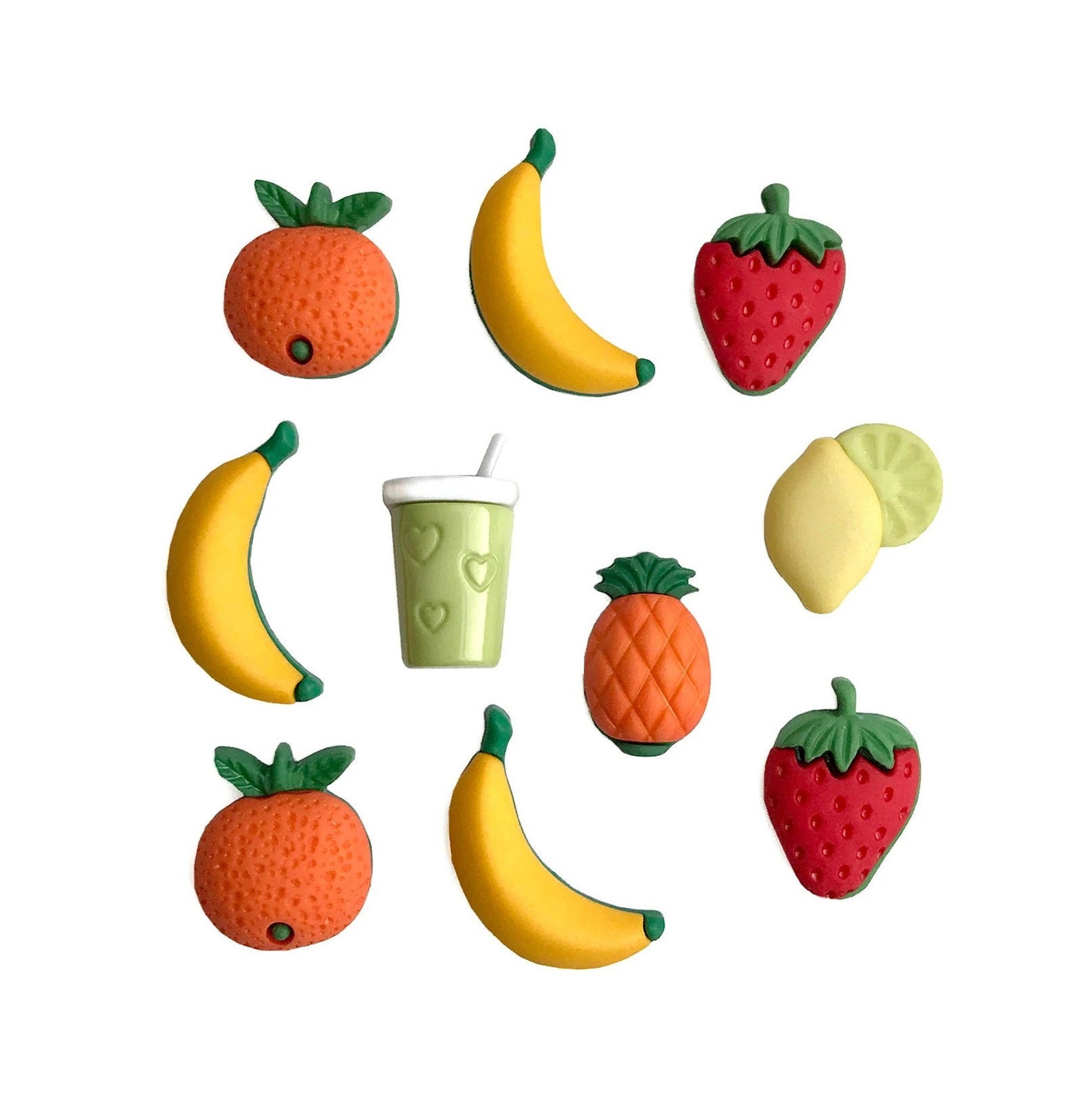 Fruit Smoothie ~ Fruit / Snacks / Sweets ~ Buttons Galore Embellishment ...