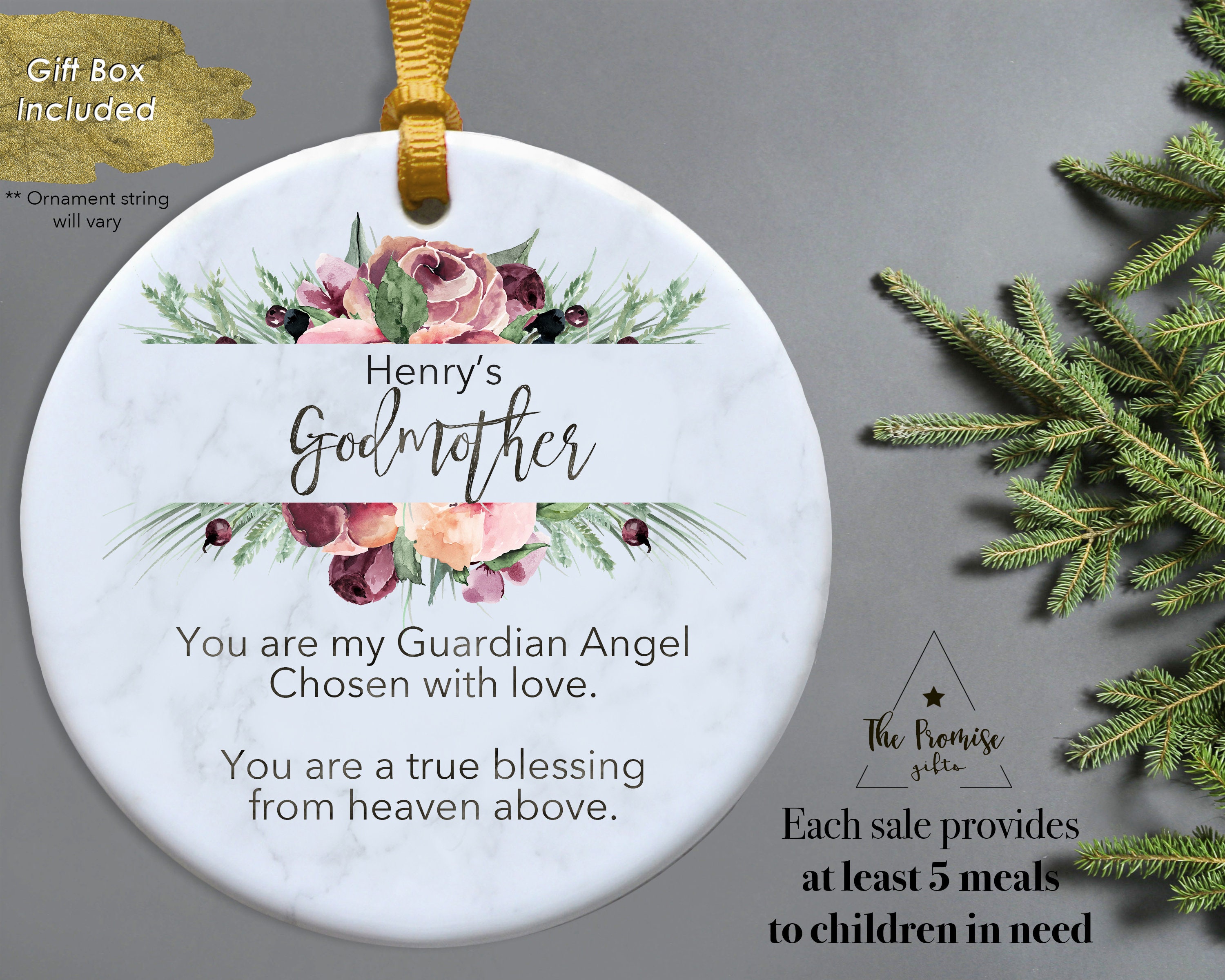 Godparent gift idea gift ideas for godparents gomother | Etsy