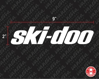 Snowmobile With Trees Decal Car Decal Ski Doo Skidoo - Etsy