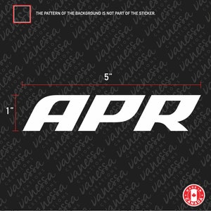 2X APR TUNING Sticker Vinyl Decals - Etsy