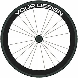 CUSTOM STICKER Road Bike Wheel Rim Stickers Bicycle Race Cycle Decals Etsy UK
