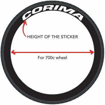 CORIMA Road Bike Wheel Rim Stickers Bicycle Race Cycle Decals - Etsy