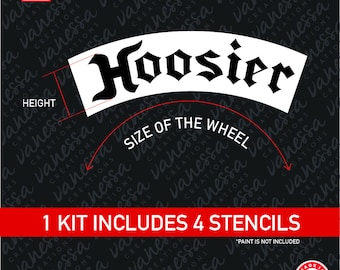 Hoosier Tire Stencil - Etsy