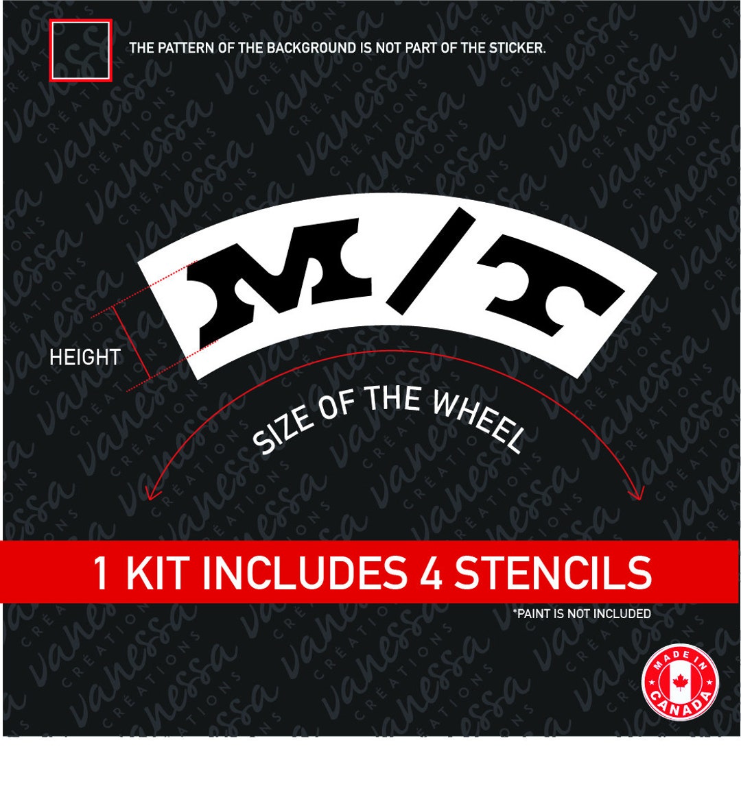 TIREBOMB Tire Stencil MICKEY THOMPSON Stance Retro Style for Paint - Etsy