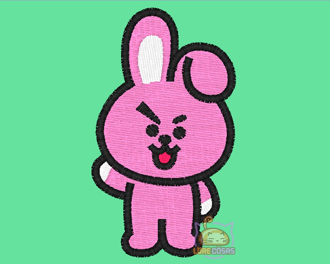 BTS Cooky Jungkook Embroidery Design Downloadable Embroidery Matrix 3 ...