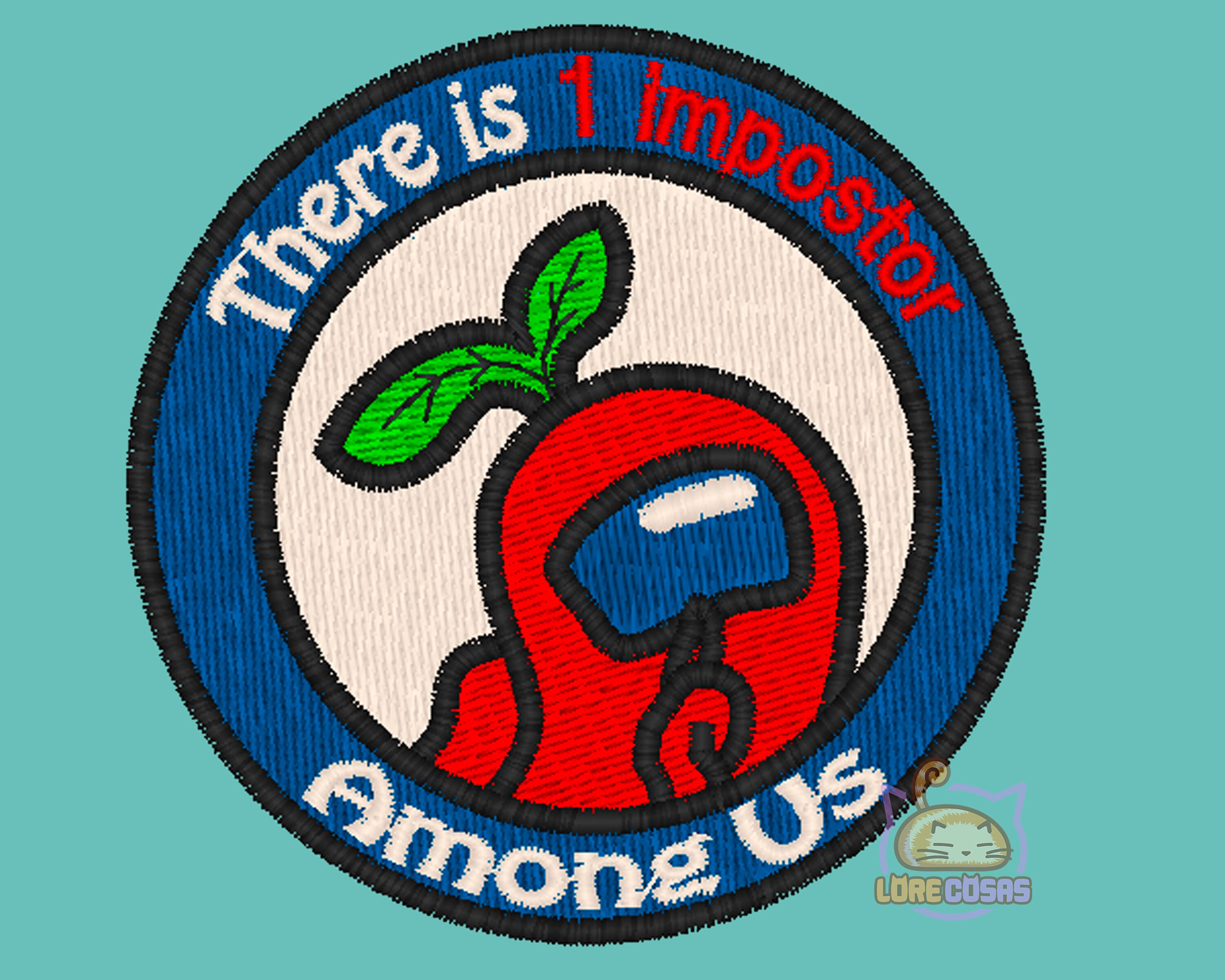 Among Us Embroidery Design downloadable 4 sizes videogame | Etsy