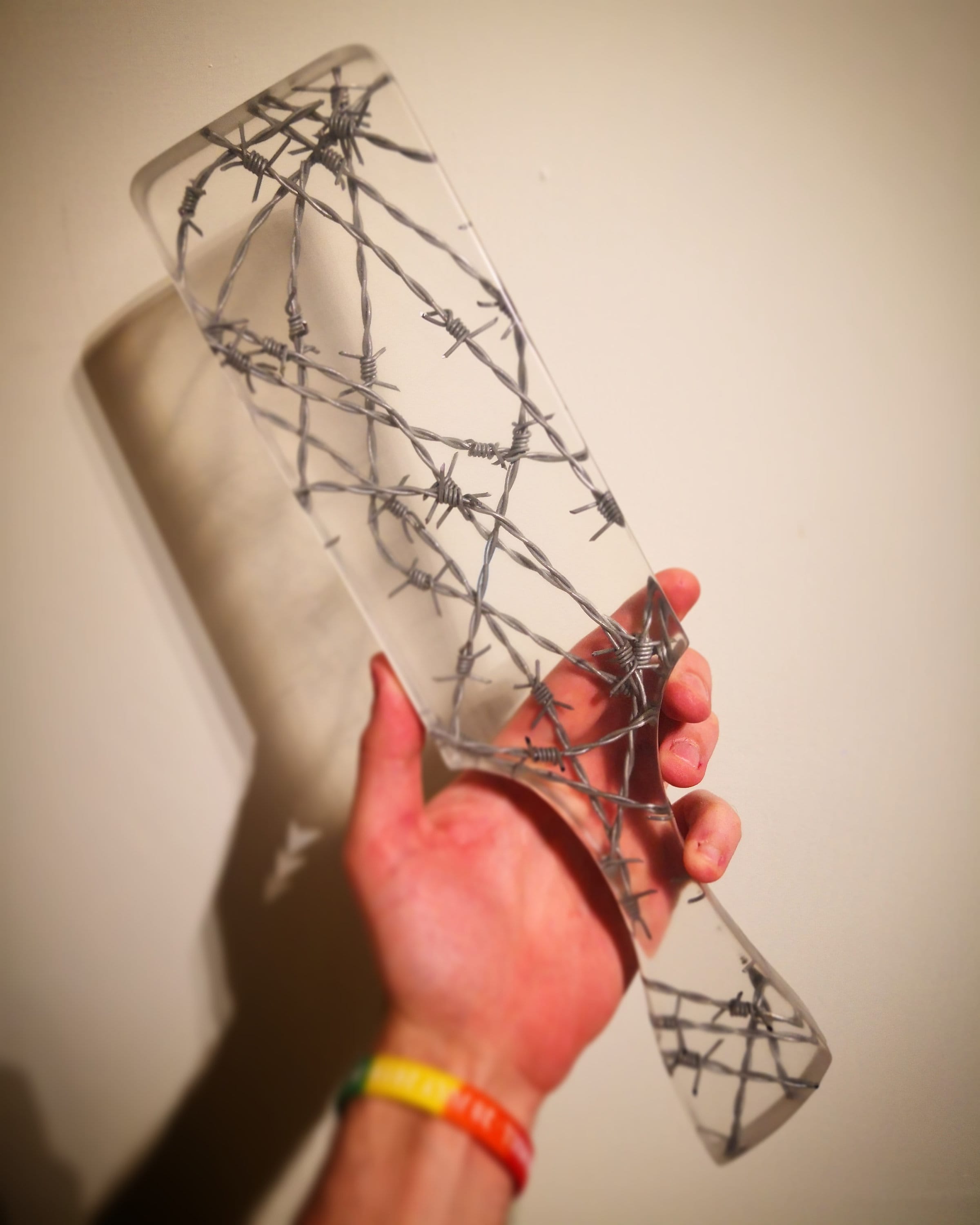 Sovereign Thorn Barbed Wire Spanking Paddle - Etsy UK