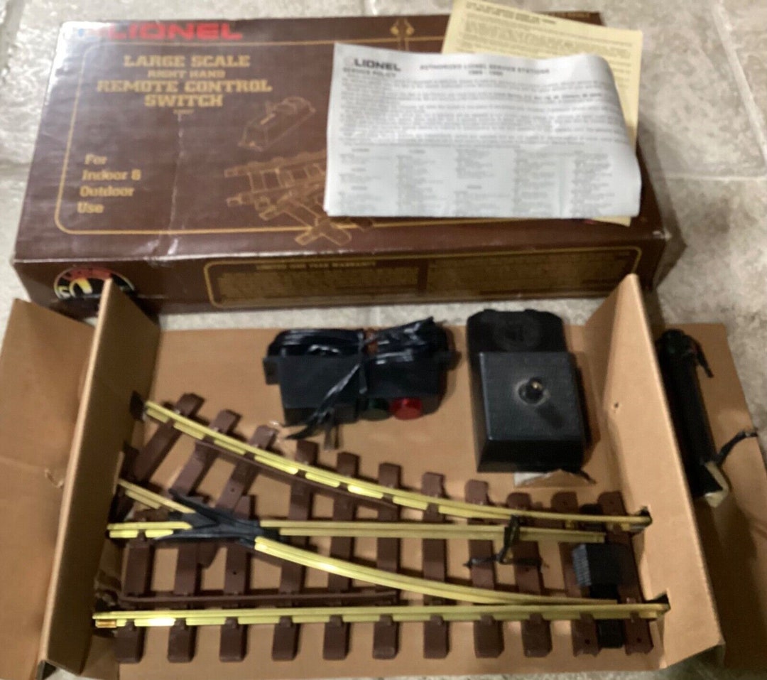 Lionel 8-82007 Right Hand Large Scale Remote Control Switch - Etsy