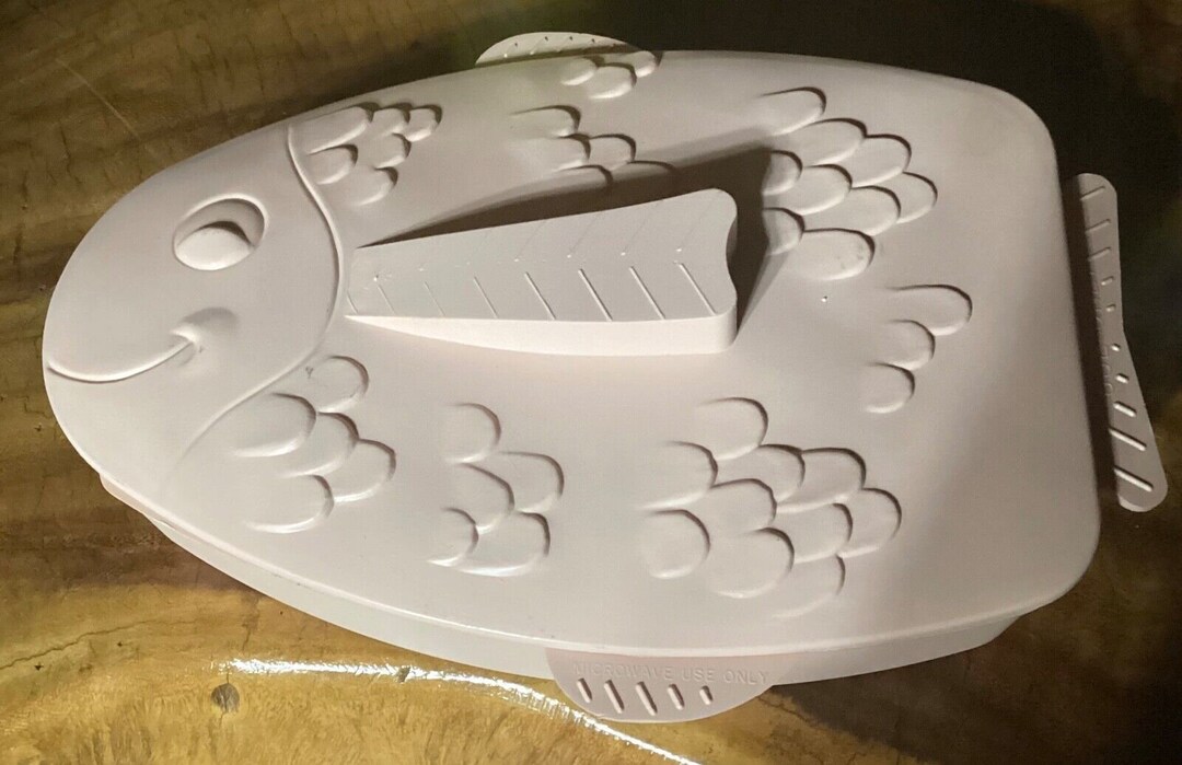 Vintage Microwave Fish Cooker Steamer (ensar Corporation) Vegetable ...