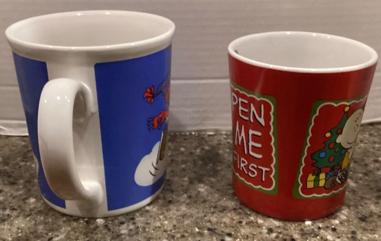 Peanuts Charlie Brown Open Me First & Large Snoopy Ice Skating Winter ...