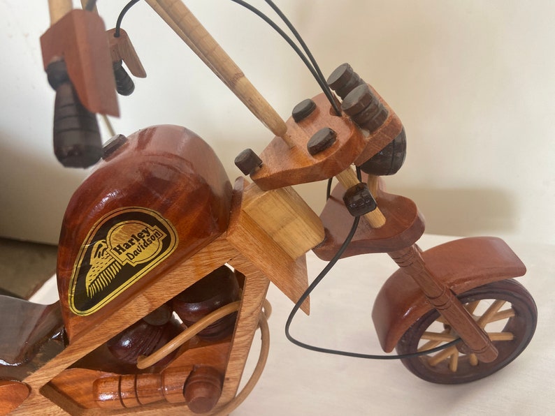 Wooden Handmade Harley Davidson Motorcycle Replica Model - Etsy
