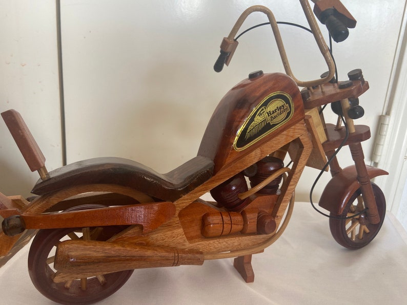 Wooden Handmade Harley Davidson Motorcycle Replica Model - Etsy