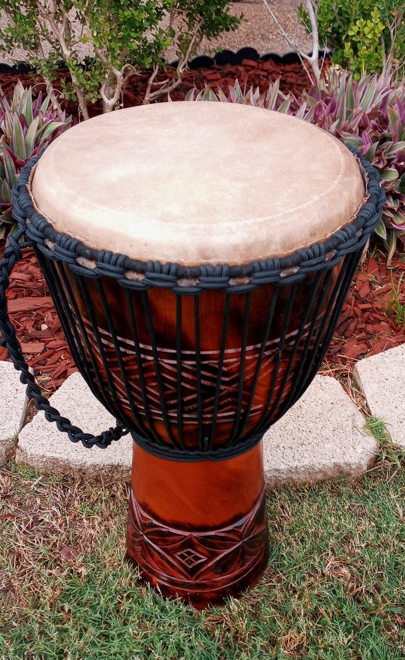 Large Djembe - Handmade 24" Tall Deep Carved Djembe Hand Drum M15, FREE ...