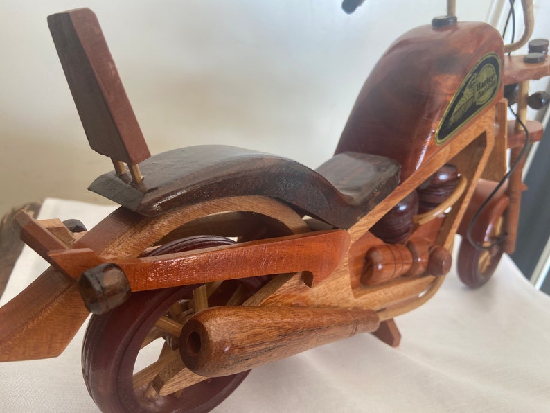 Wooden Handmade Harley Davidson Motorcycle Replica Model - Etsy