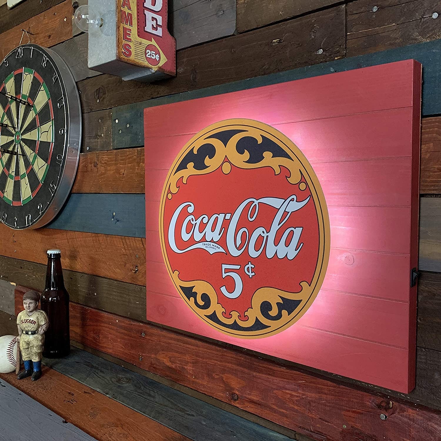 Coca-Cola LED Backlit Vintage Sign 18 x15 | Etsy