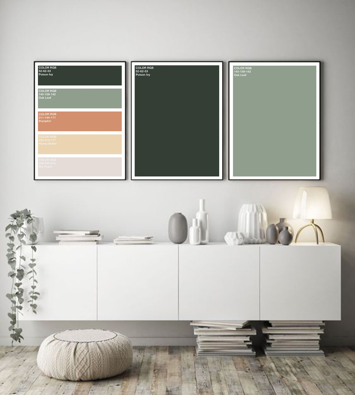 Pumpkin Patch Pantone Inspired Color Scheme Print Color - Etsy