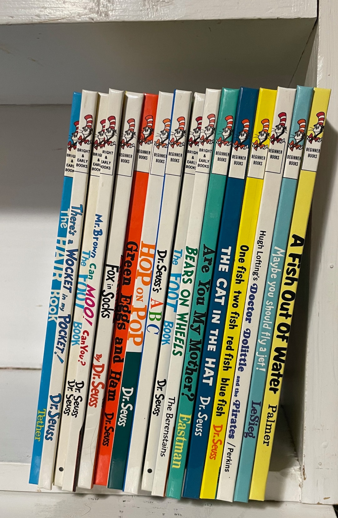 Vintage Dr Seuss Books Bright and Early Books Dr Seuss - Etsy