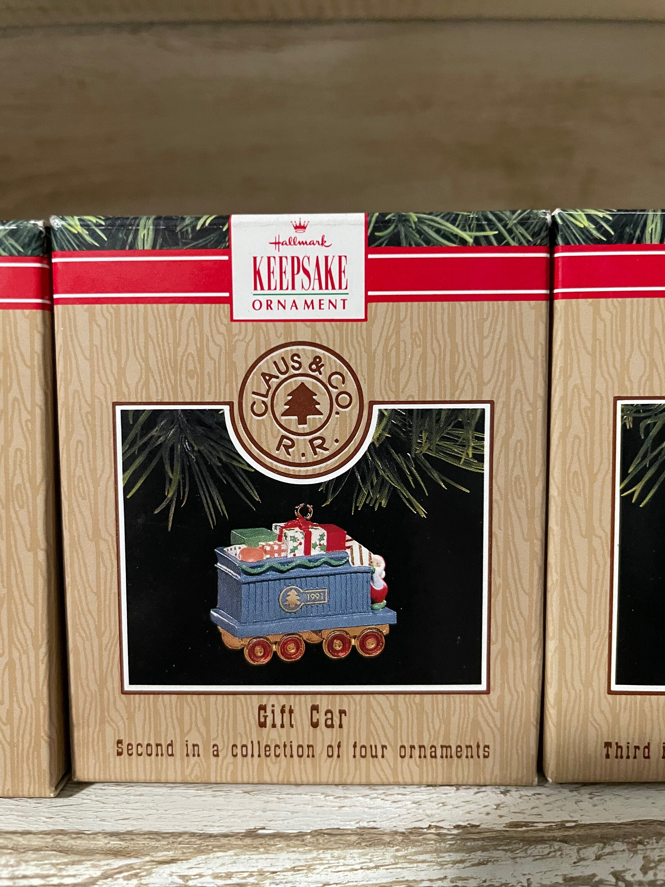 Vintage Hallmark Train Set Train Ornaments - Etsy