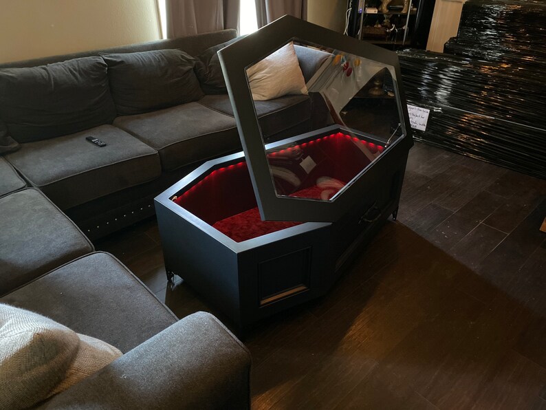 Coffin Display Coffee Table - Etsy