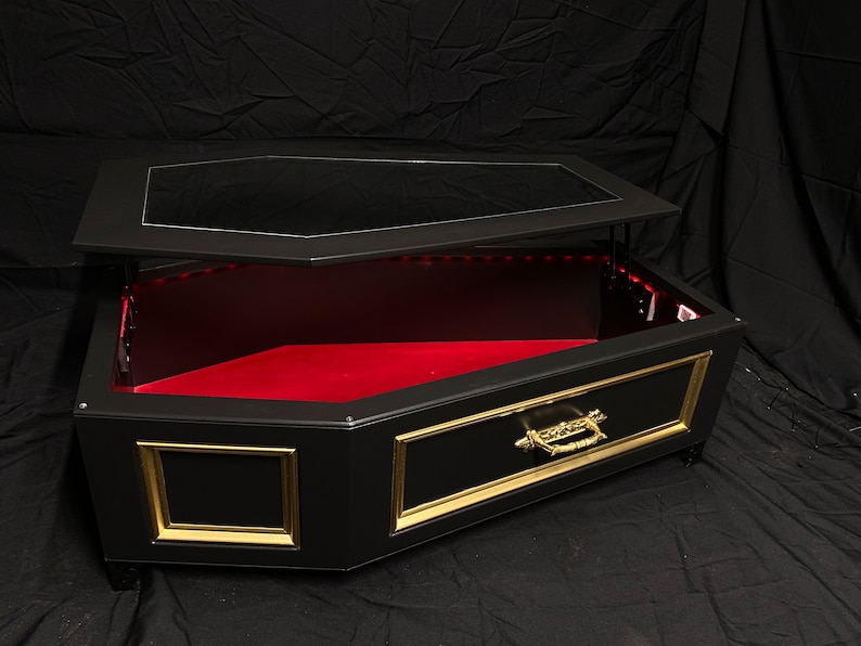 Coffin Display Coffee Table - Etsy
