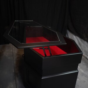 Coffin Shaped Display/storage Cabinet - Etsy