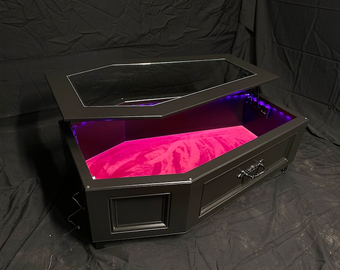 Coffin Display Coffee Table - Etsy