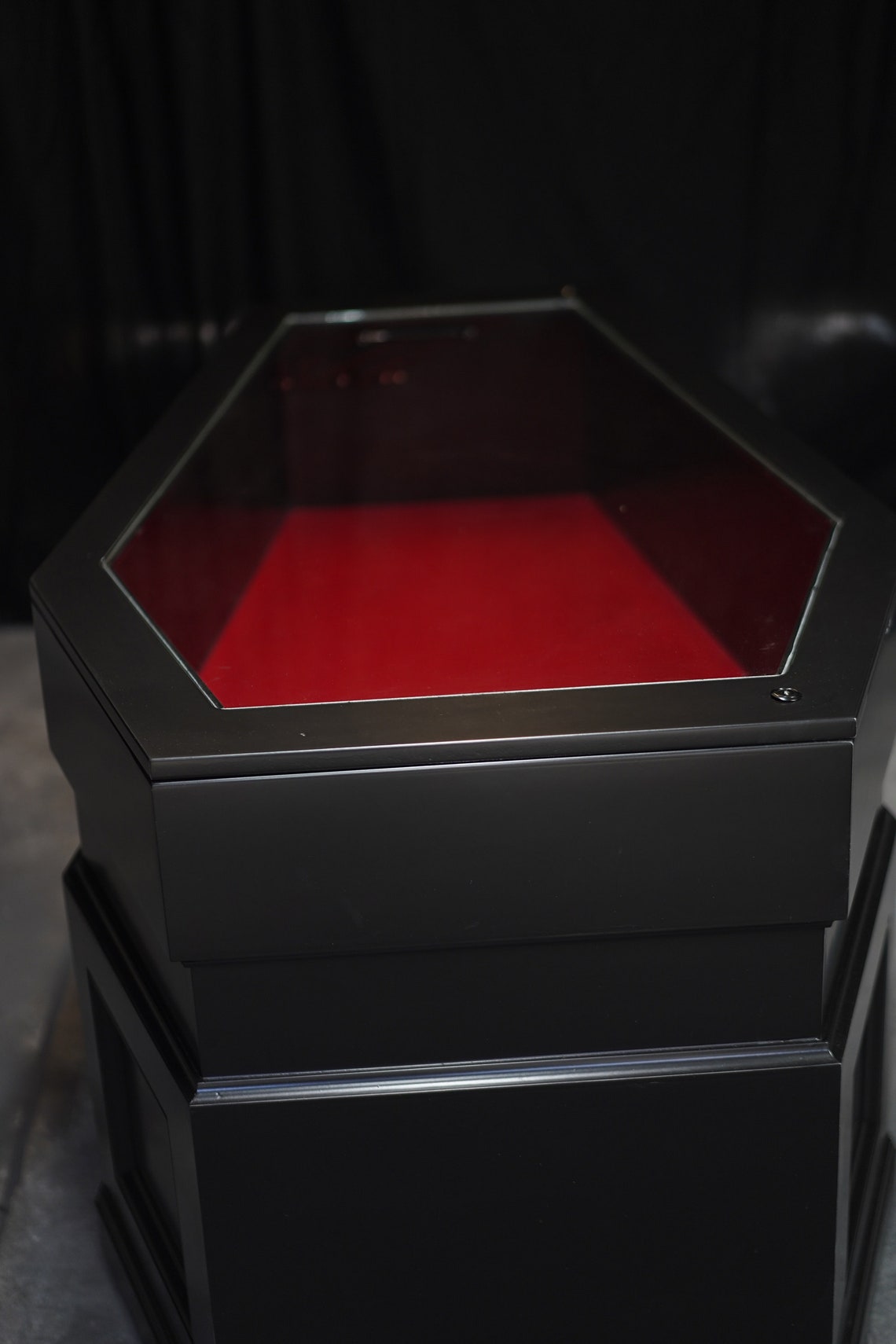Coffin Shaped Display/storage Cabinet - Etsy