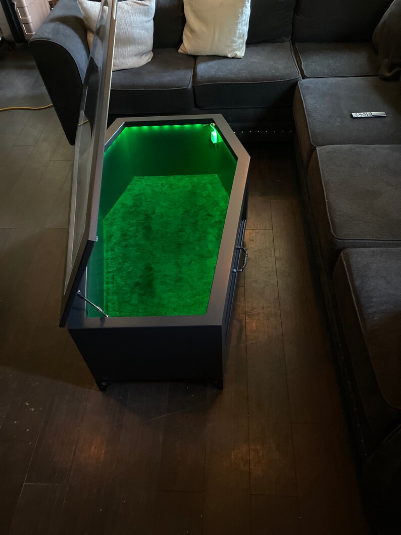 Coffin Display Coffee Table - Etsy