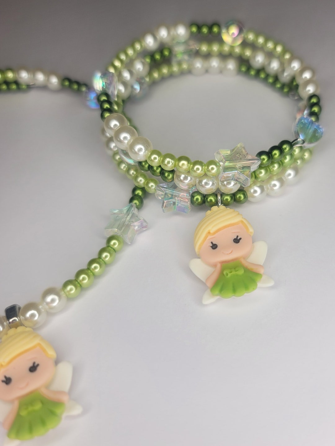 Princess Necklace and Bracelet Set. Elsa Frozen or Tinker Bell - Etsy