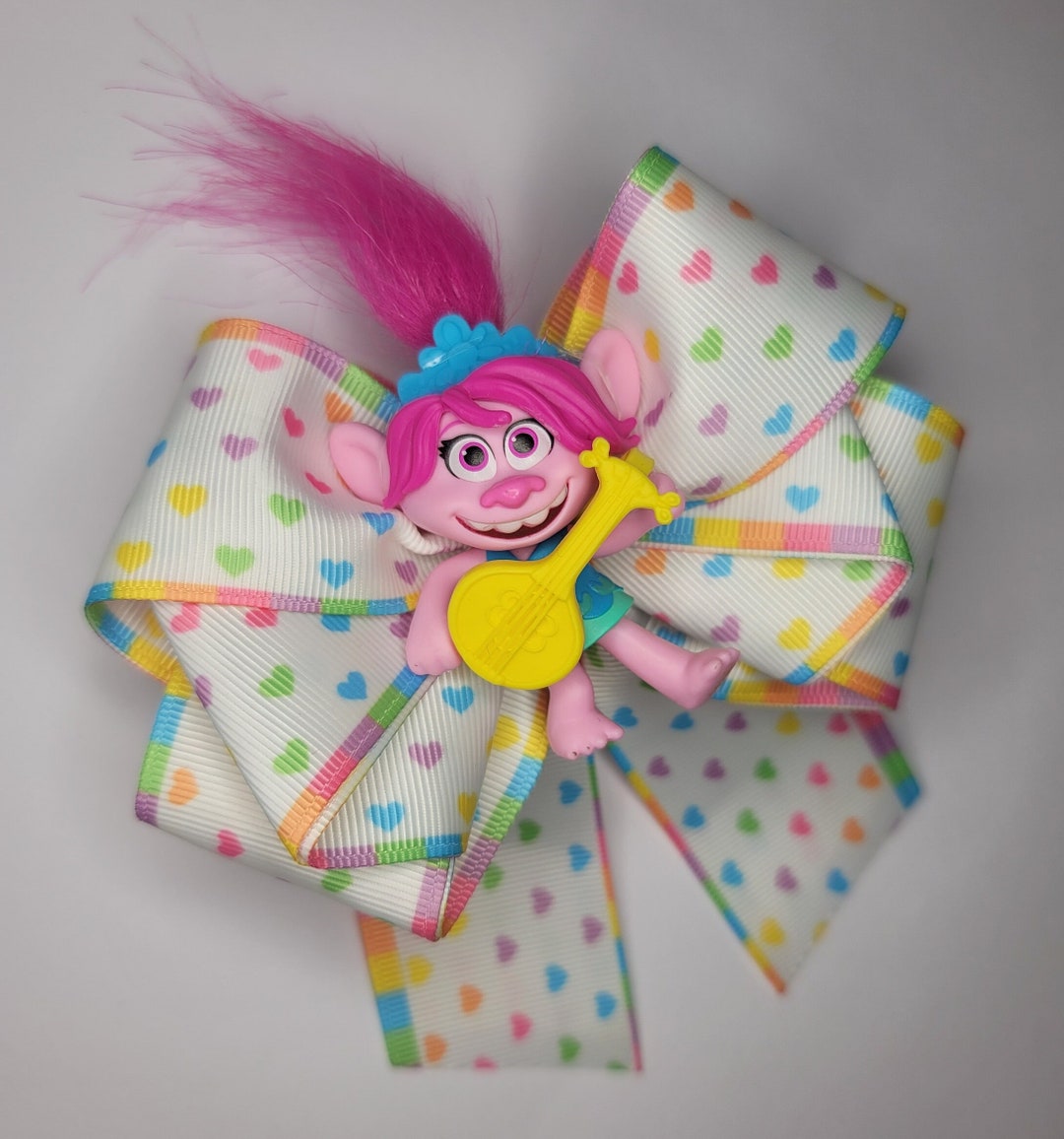 Big Hair Bow With Poppy Trolls Doll! - Etsy
