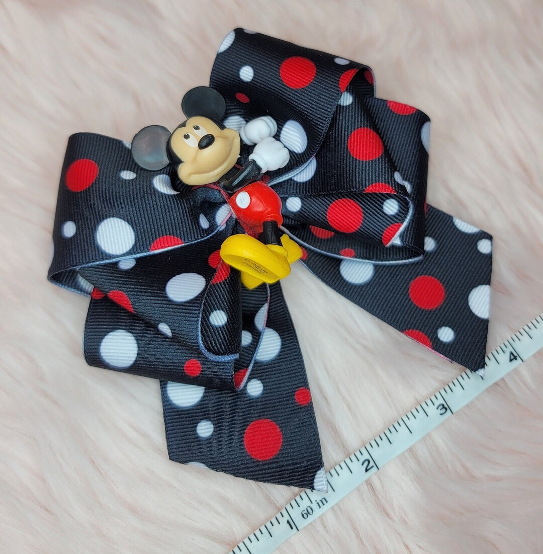 Big Mickey Mouse Hair Bow! - Etsy