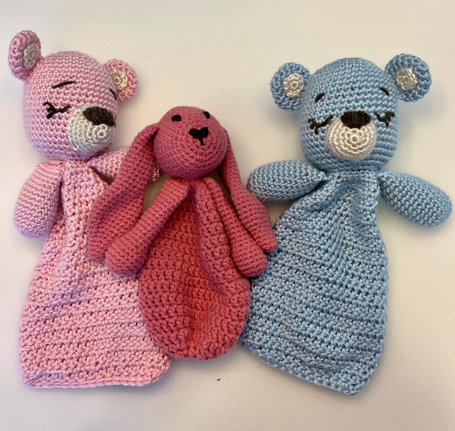 Crocheted Snuggly Lovies Perfect for Cuddles - Etsy
