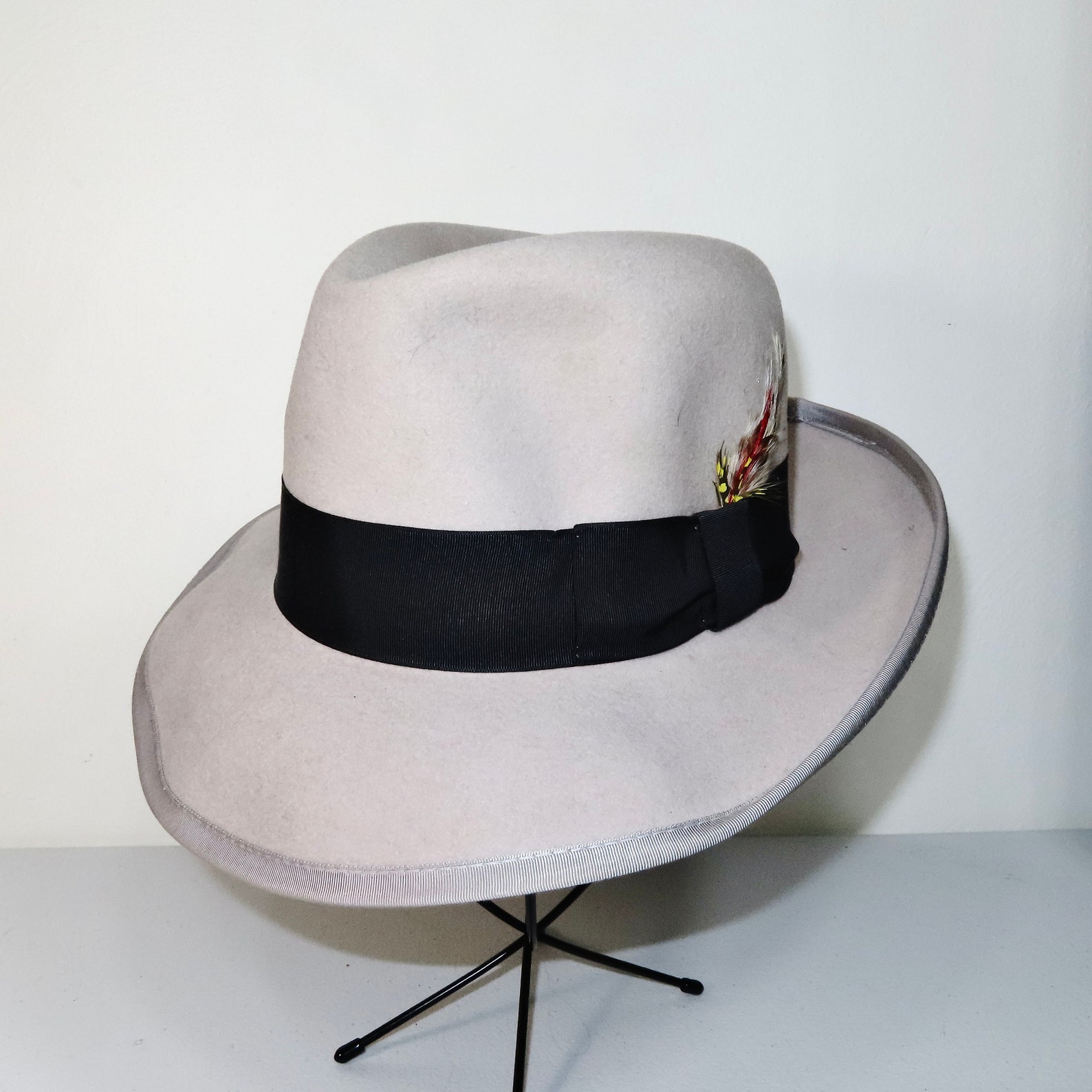 Vintage Fedora 20s-40s Style Hat Large Brim Godfather 1970s New/old ...