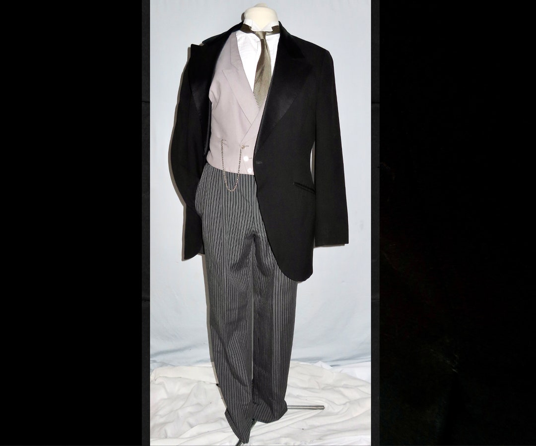 Black Cutaway Sz 41L-40L Vintage Victorian Morning Coat After - Etsy Canada