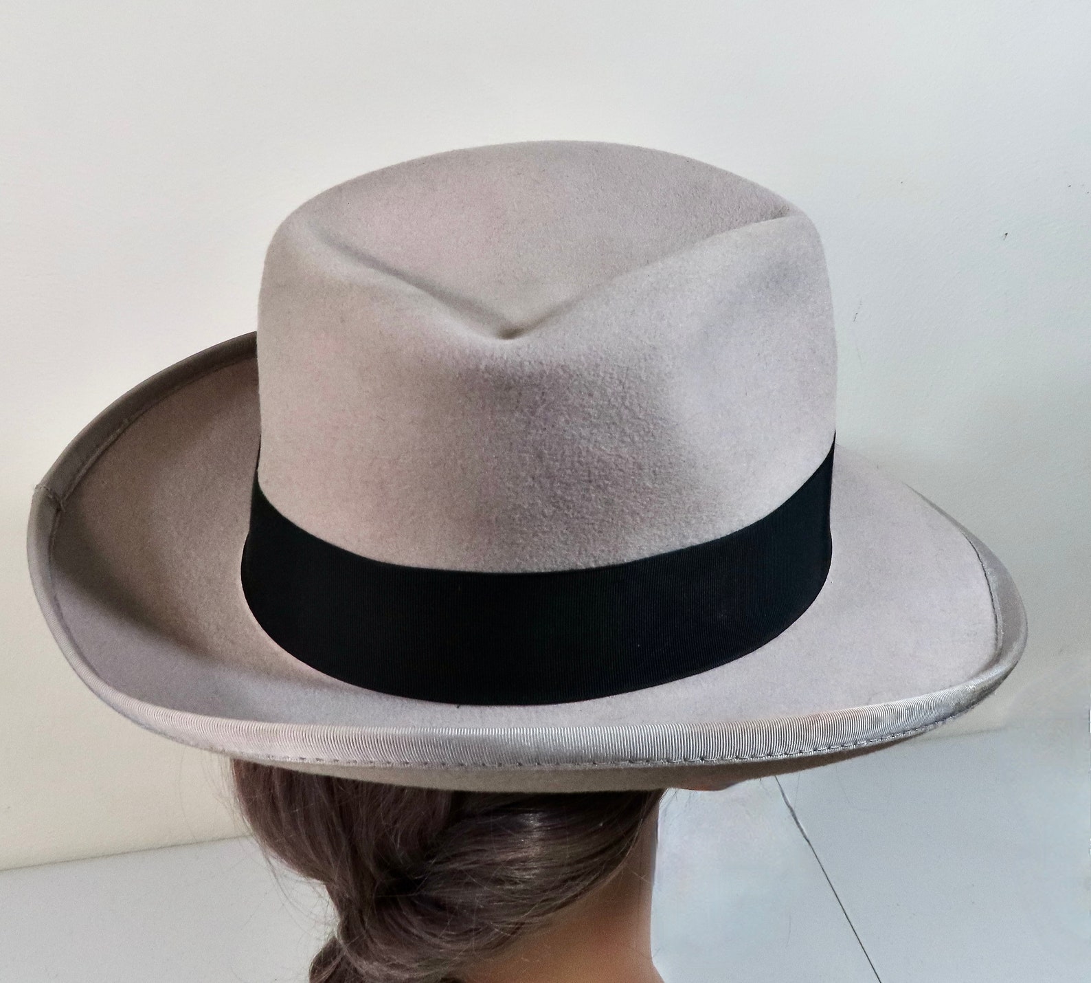 Vintage Fedora 20s-40s Style Hat Large Brim Godfather 1970s New/old ...