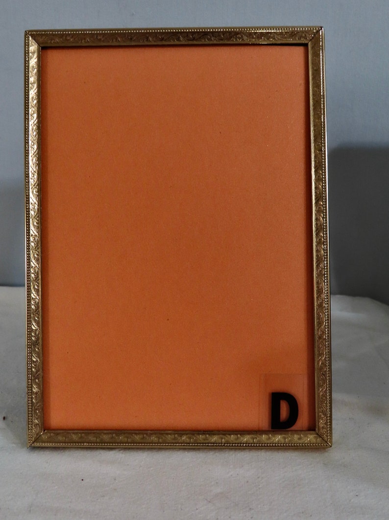 4 X 5 Metal Picture Frames Vintage Embossed 1930s 1940s 1950s - Etsy