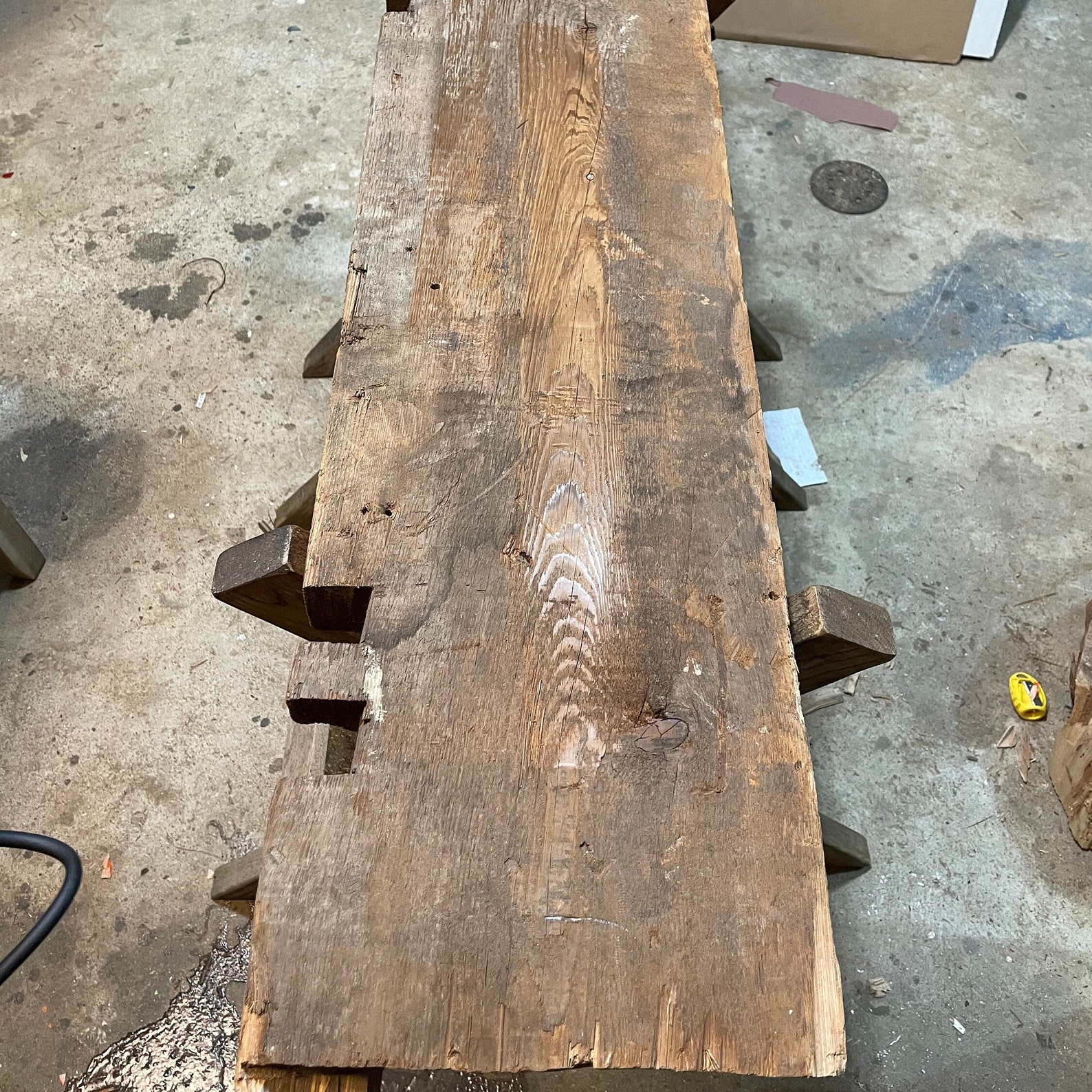 HEAVY-DUTY Unfinished Aged Reclaimed Wood Planks | DIY Shelves & Rustic ...