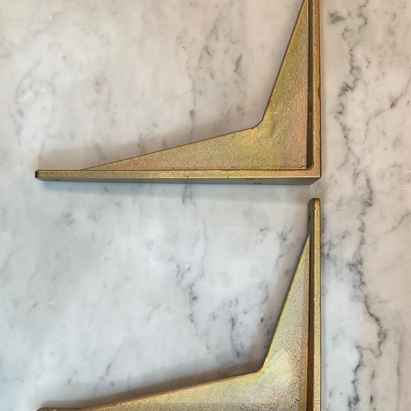 Brass Shelf Brackets - Etsy
