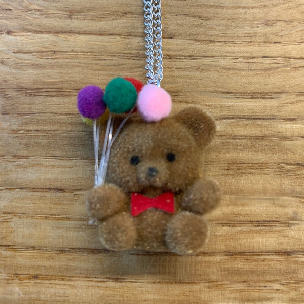 Flocked Bear - Etsy UK
