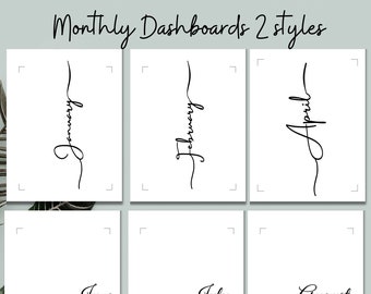 12 Month Dashboard | Etsy
