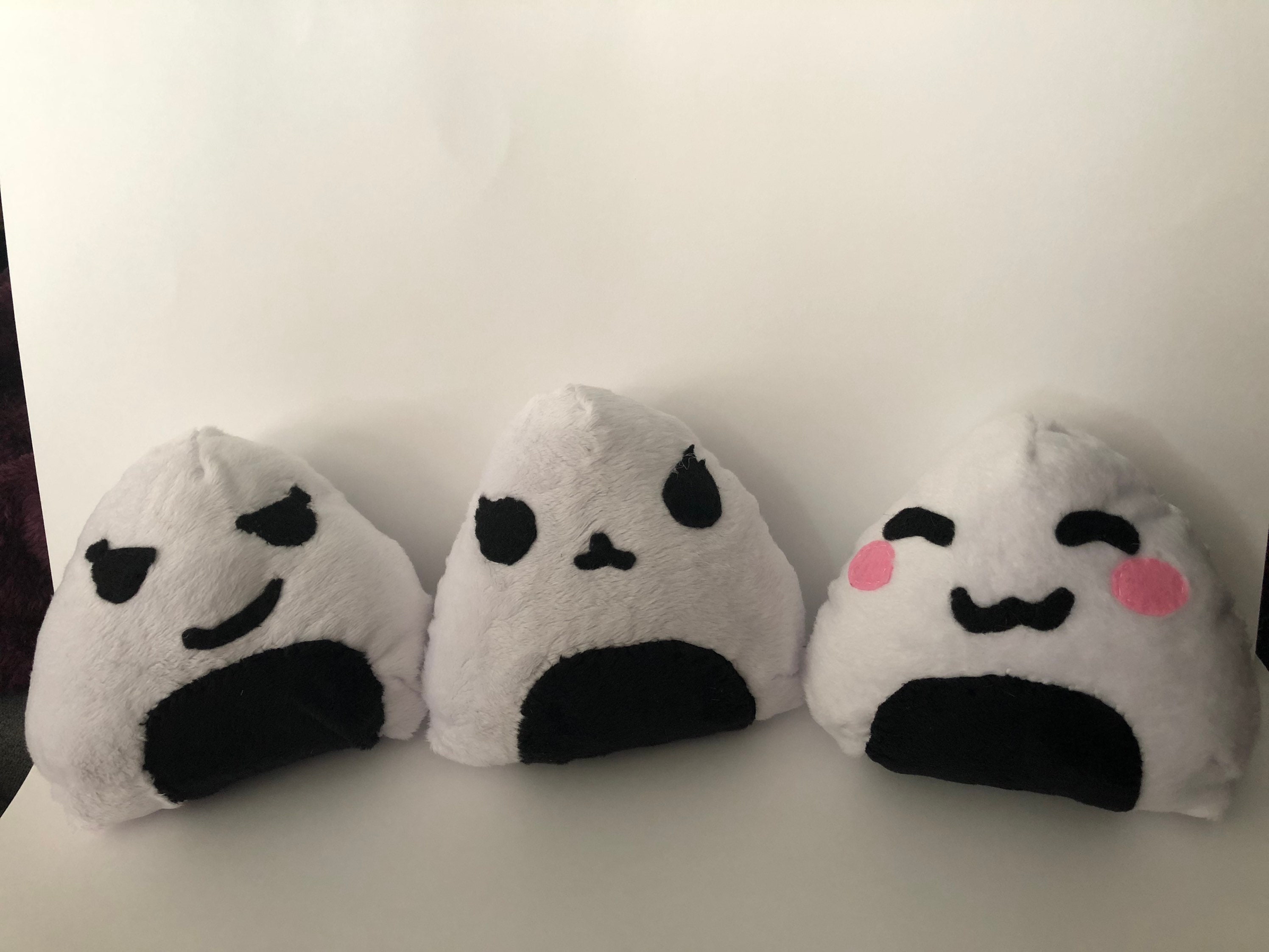 Onigiri Plush Rice Ball Plush Cute Squishy Kawaii Plushies | Etsy