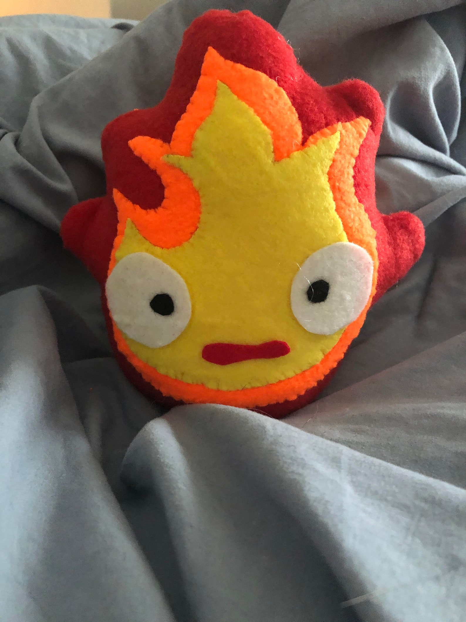 Mini Calcifer Plush Movie Collectables Stuffed Animal - Etsy