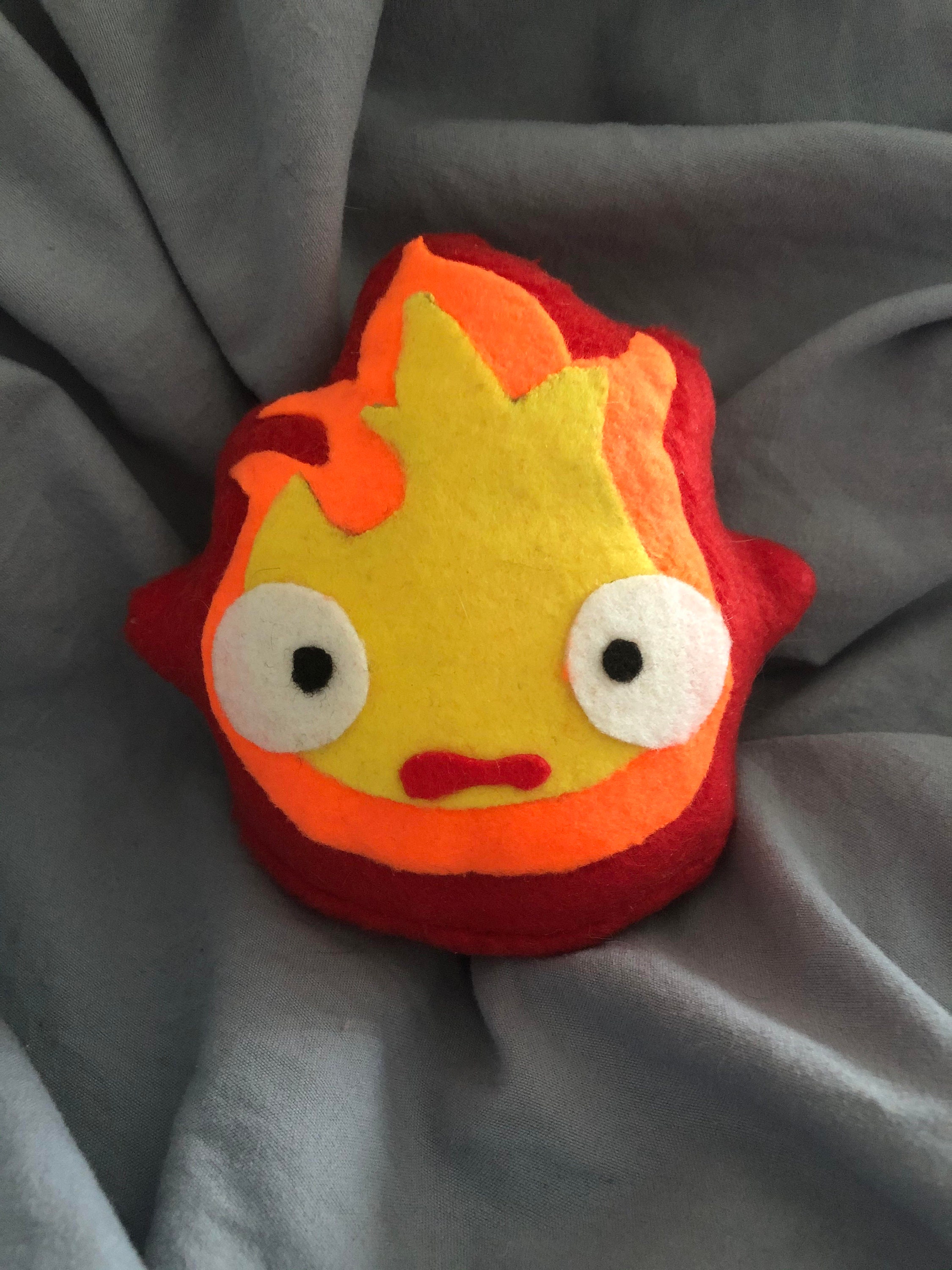 Mini calcifer plush movie collectables stuffed animal | Etsy