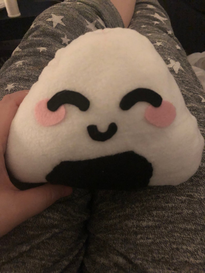 Onigiri plush rice ball plush cute squishy kawaii plushies | Etsy