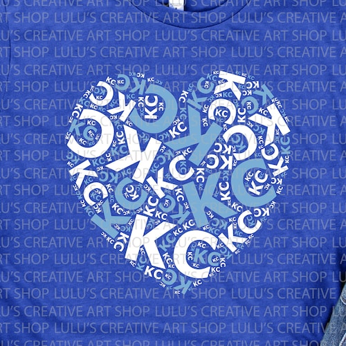 KC Heart Svg-royals Svg-baseball-kansas - Etsy