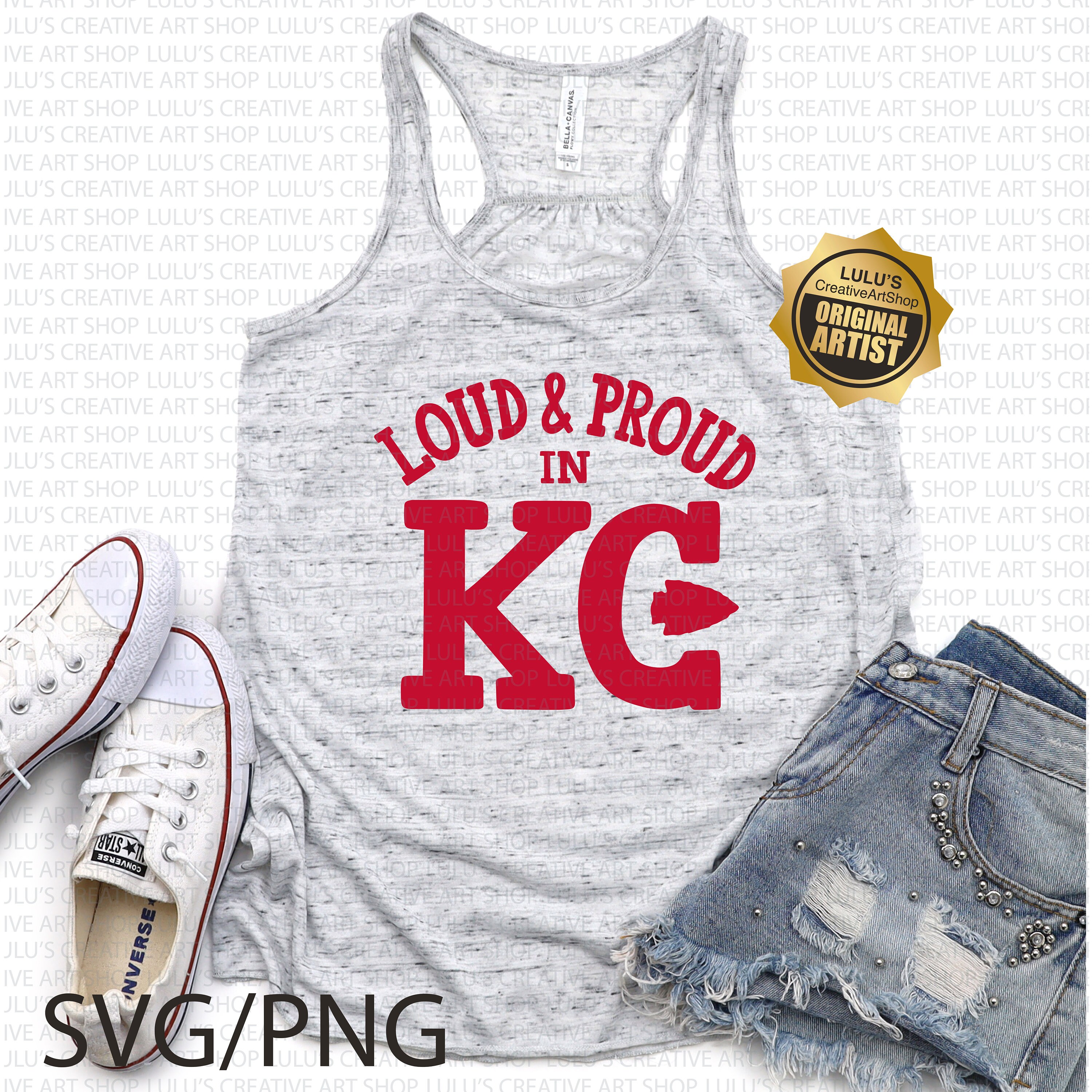 Chiefs Svg-png-mahomes Svg-loud & Proud in KC-KC Chiefs-red - Etsy Canada