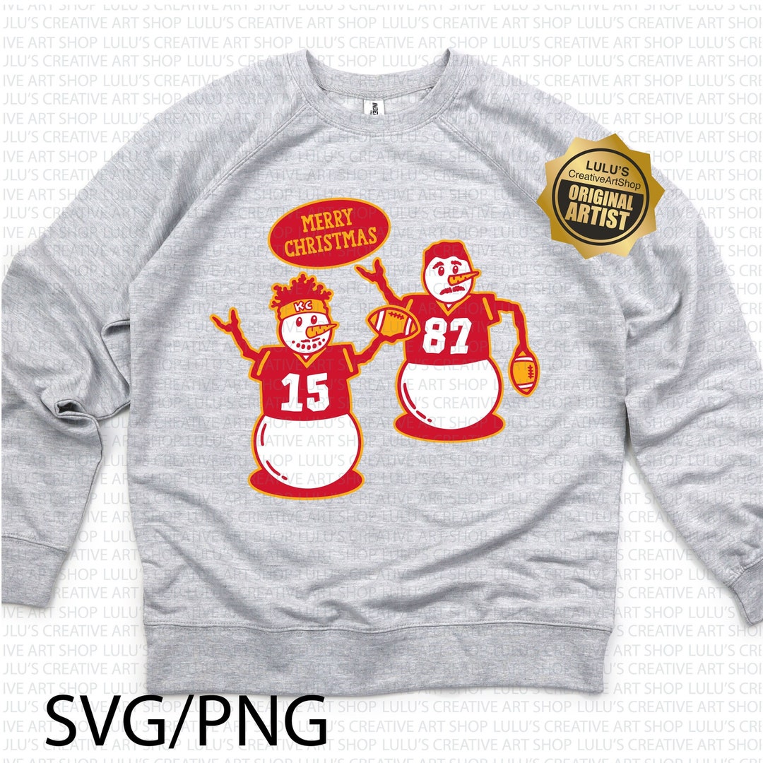 KC Snowman Svg-png-chiefs Snowmen Svg-mahomes Snowman Svg-png-kelce ...