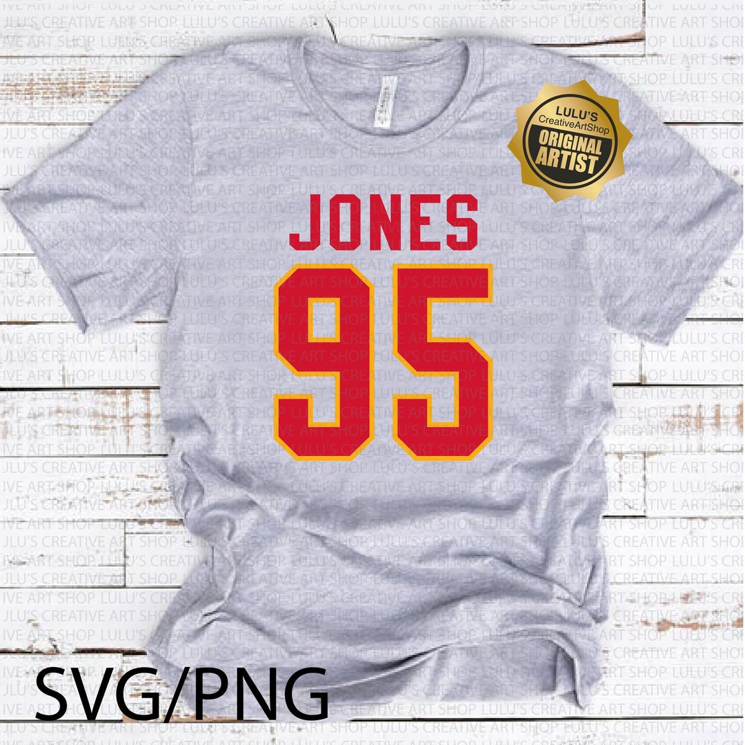 Jones 95 Svg-png-chris Jones Svg-kc Football Svg-red Kingdom Svg-png ...