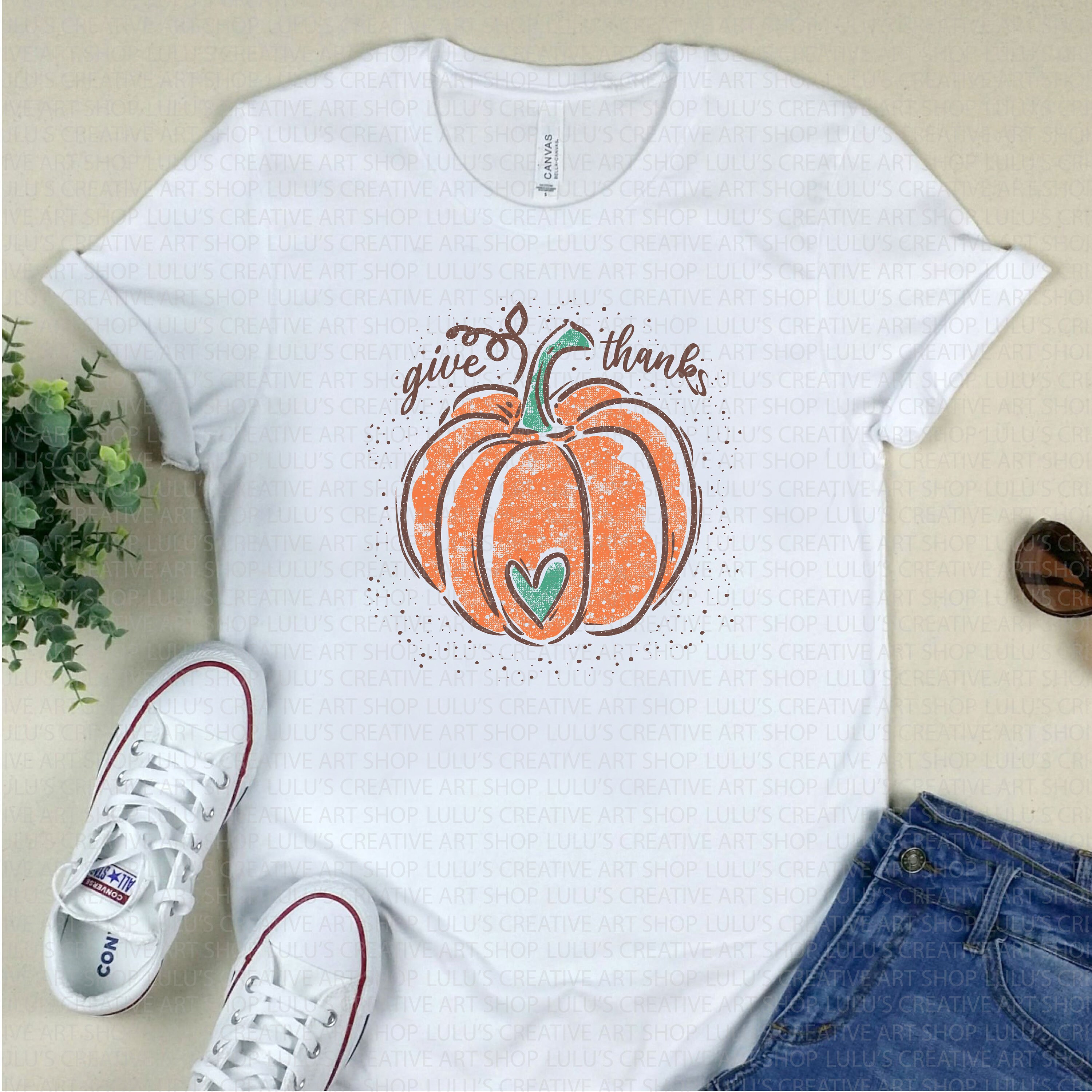 Thankful Png-give Thanks-pumpkins-fall-autumn-thanksgiving - Etsy